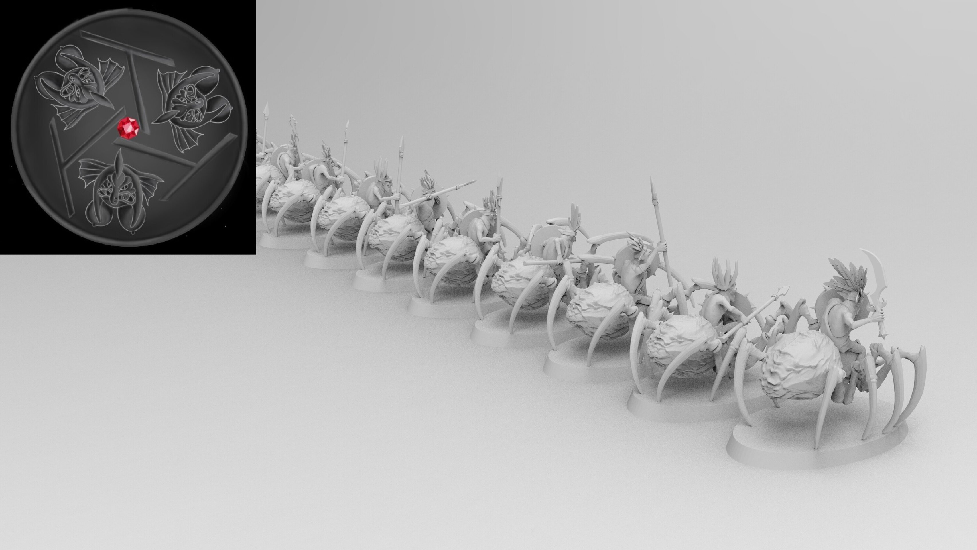 Forest Goblin Spider Riders (emang) orcs & goblins - wargames - resin ...