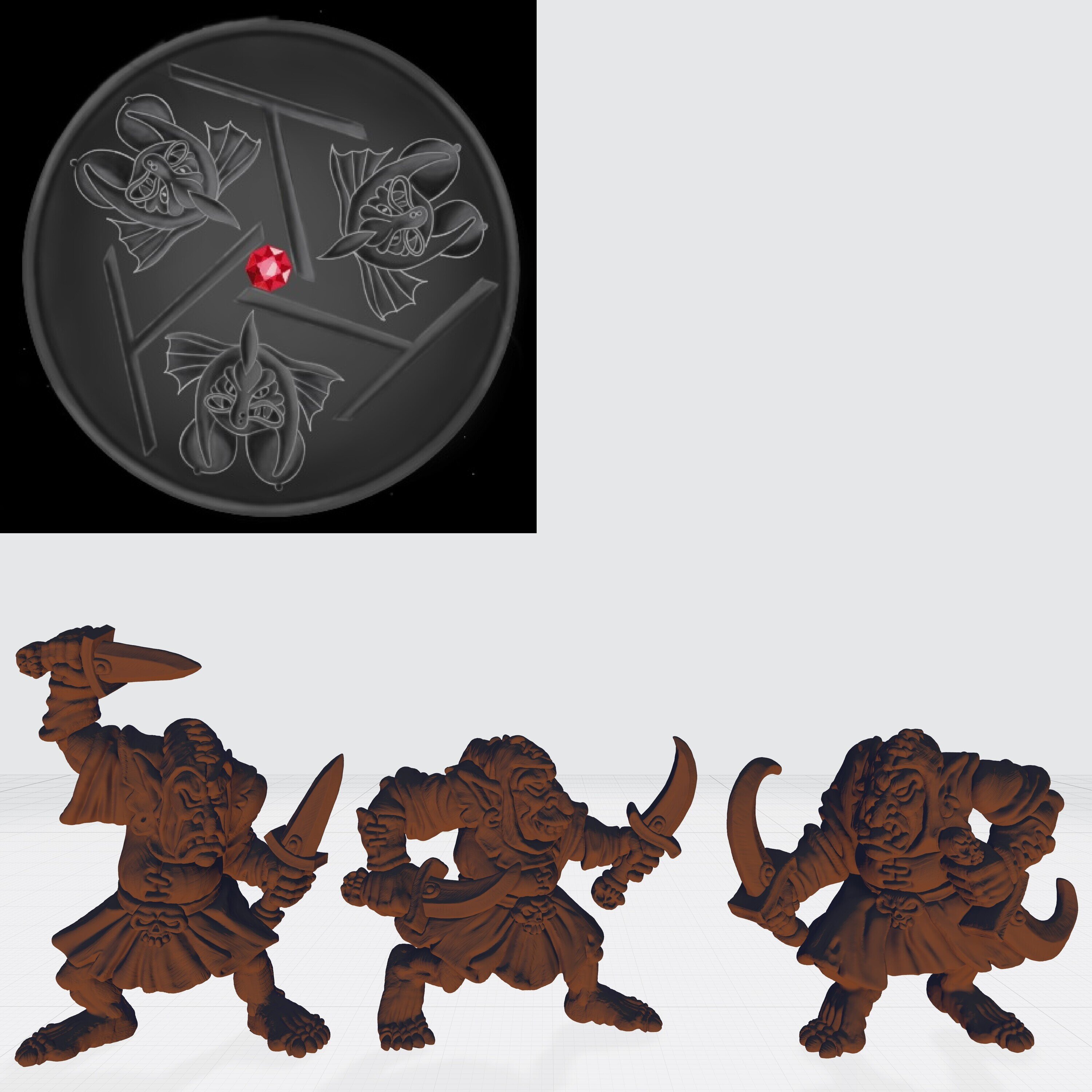 Hobgoblin Cutthroats (fabelzel) chaos dwarfs oldhammer - resin - 28 mm ...