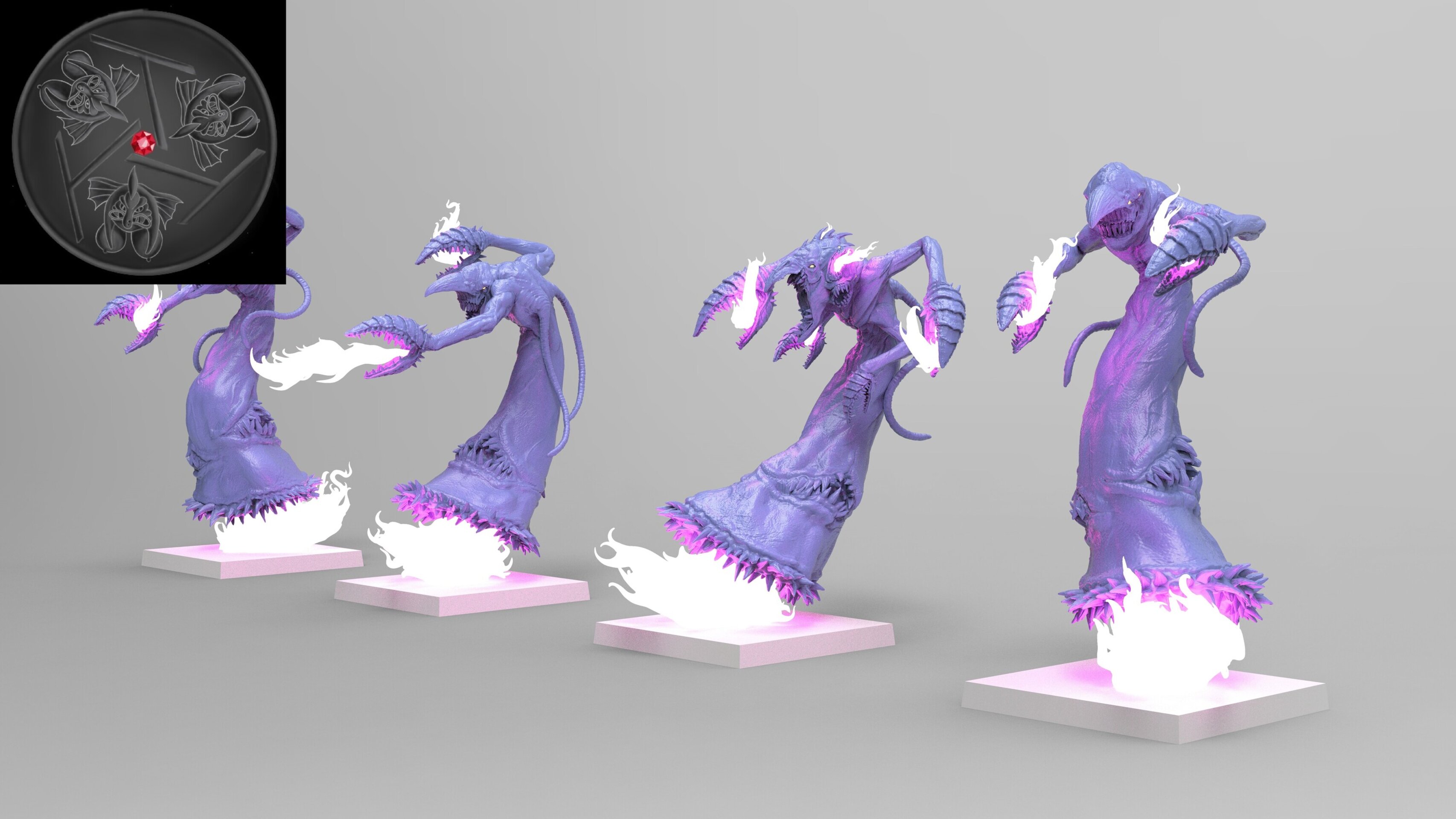 Exalted Flamers (emang) chaos daemons - wargames - resin miniatures ...